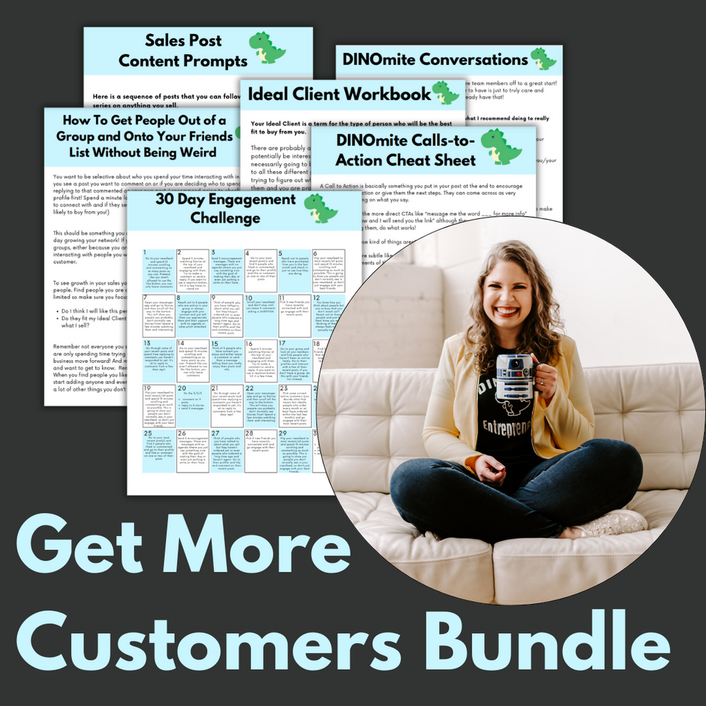 Get More Customers From Facebook Bundle – Megan Brewster's DINOmite Shop